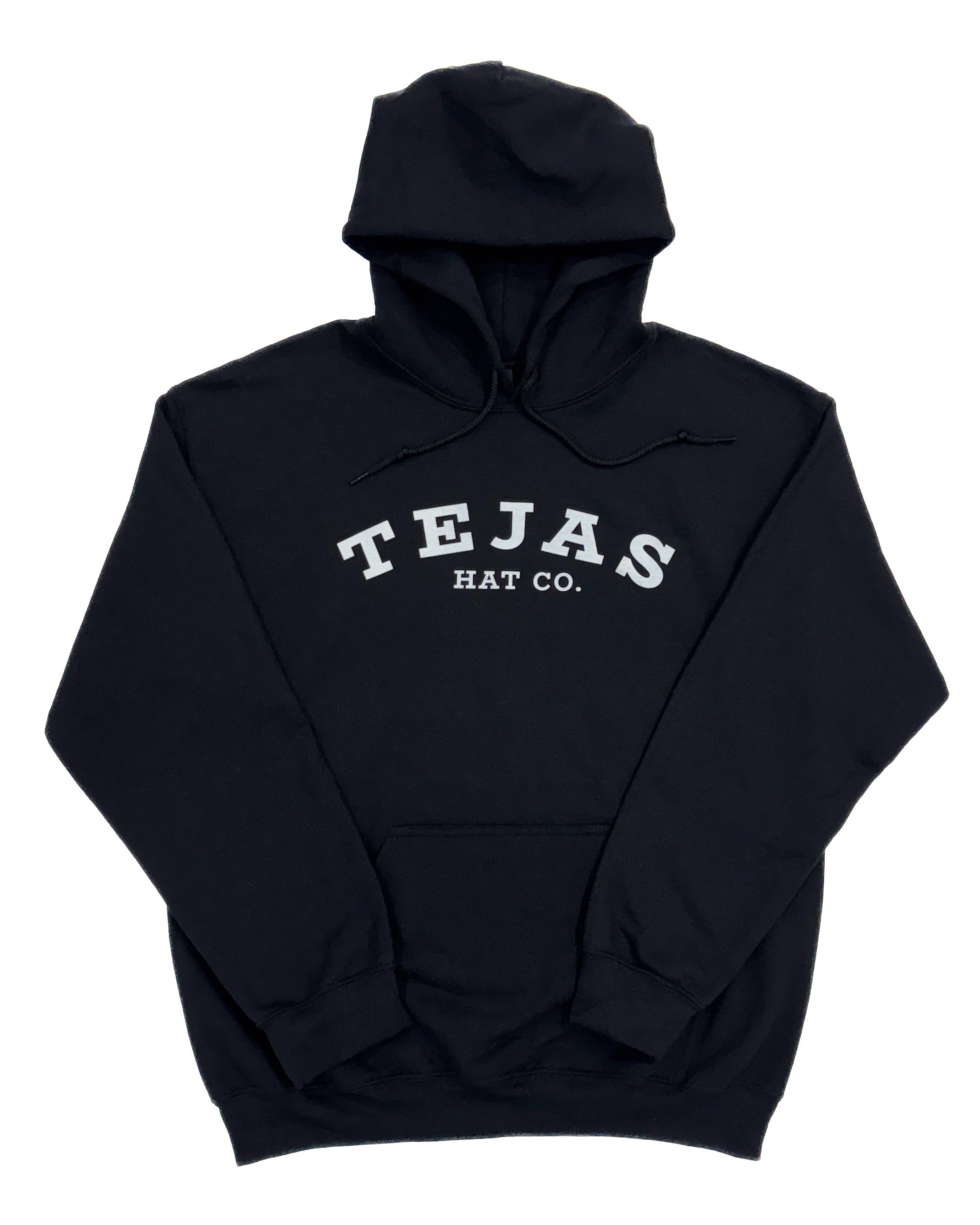 “TEJAS” Black Hoodie – Tejas Hat Company